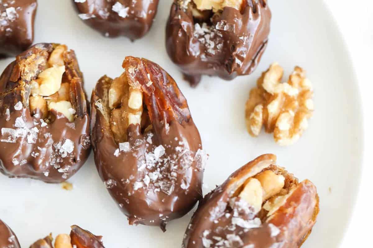 Walnut Stuffed Chocolate Covered Dates - California Walnuts India
